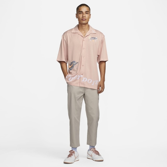 Nike | Shirts | Mens Nike Sportswear Drifit Button Up Polo | Poshmark